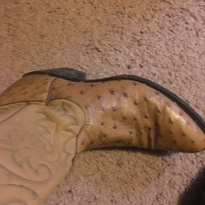 Ariat | Shoes | Ostrich Skin Cowboy Boots | Poshmark